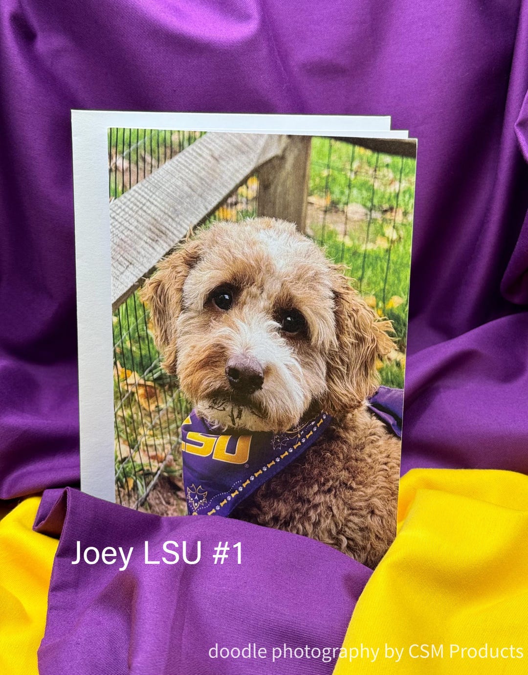 Doodle Note Cards LSU Theme - Etsy