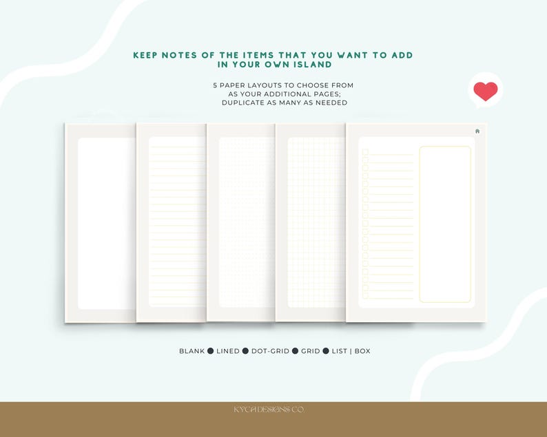 ACNH Dream Island Tour Tracker Animal Crossing Planner Animal Crossing ...