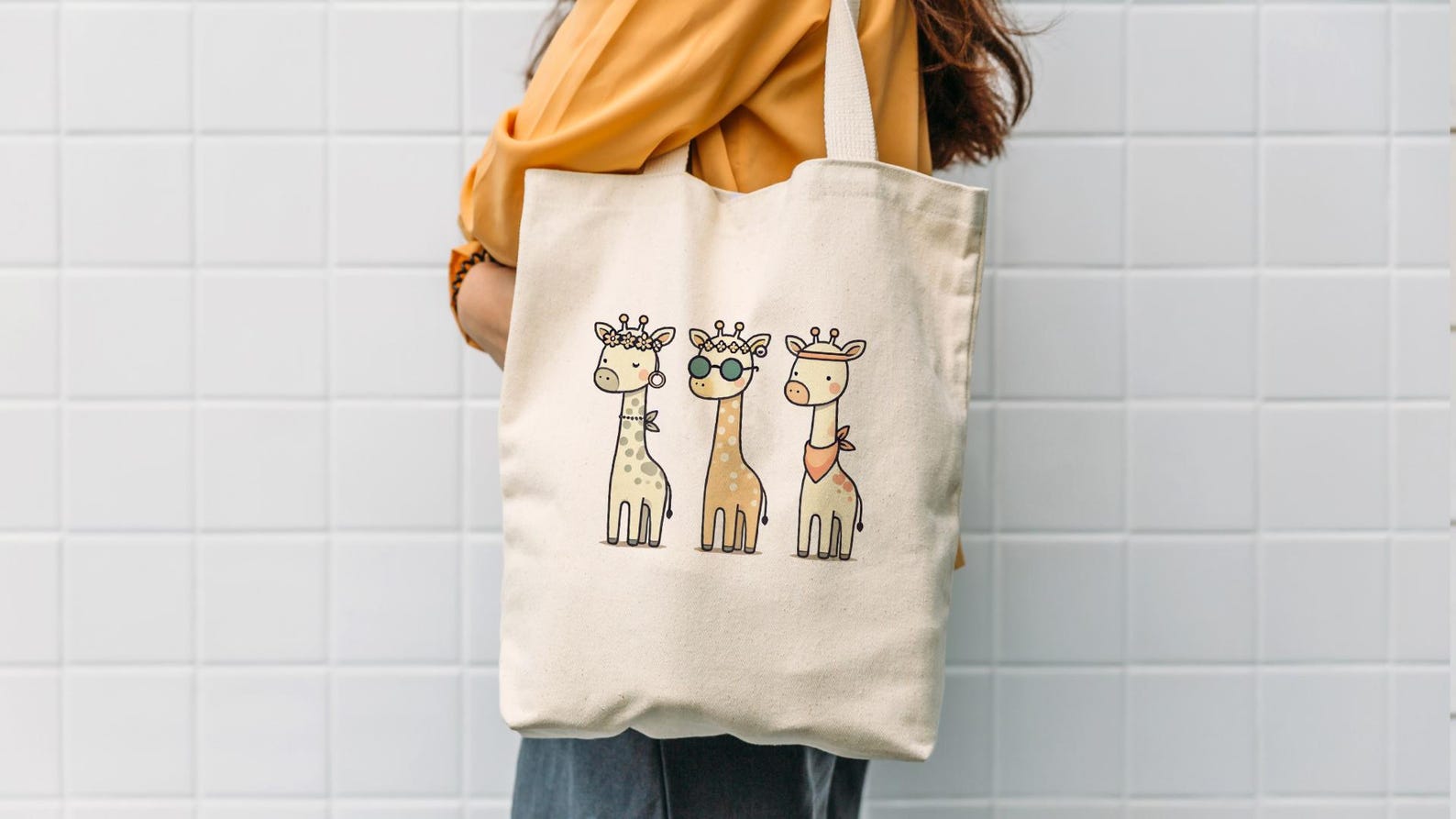 Transparent Giraffe PNG, Digital File, Boho Giraffe Design, Retro ...