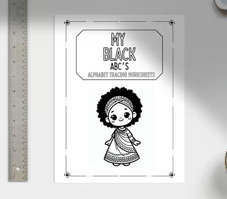 Black History Abc's Tracing Worksheets for Kids, Printable Letter ...