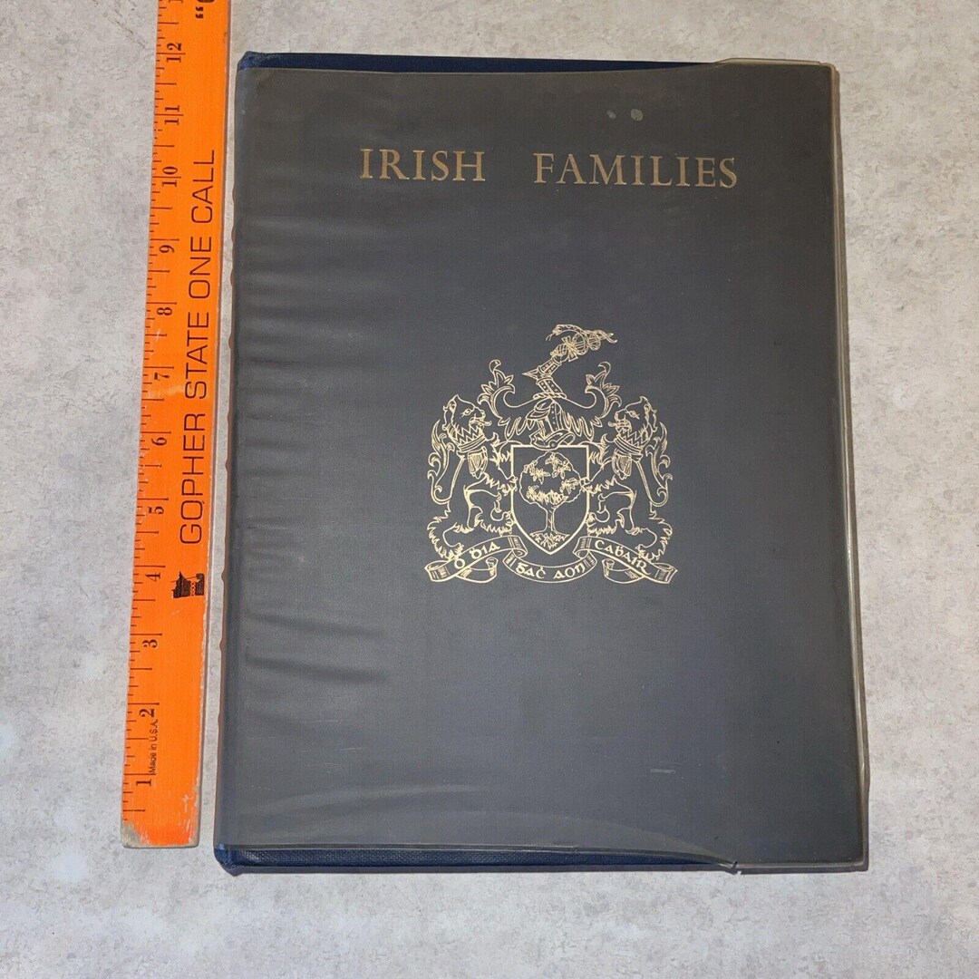 Irish Families Book MACLYSAGHT Names Origins Arms ORIGIN GENEALOGY 1957 ...