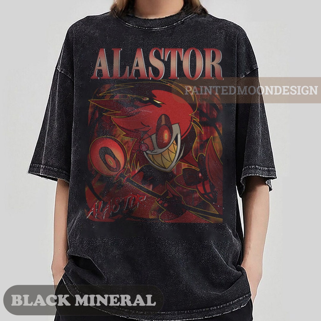 Alastor Hazbin Hotel Characters Tshirt, Alastor Hazbin Hotel Shirt ...