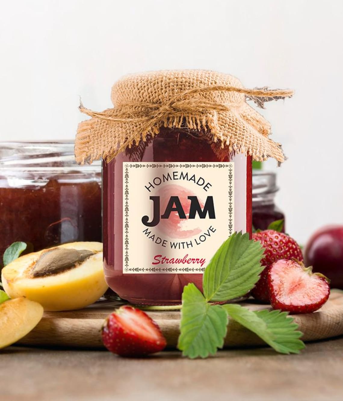 Homemade Jam Labels, Vintage Mason Jar Stickers, Printable Canning Tags ...