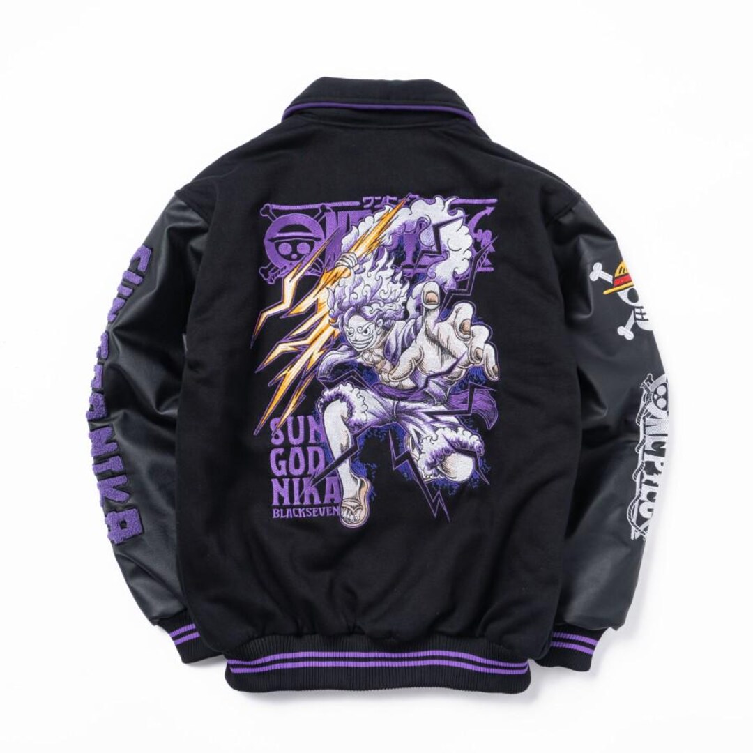 Embroidered Anime Bomber Jacket, Japanese Varsity Style - Etsy