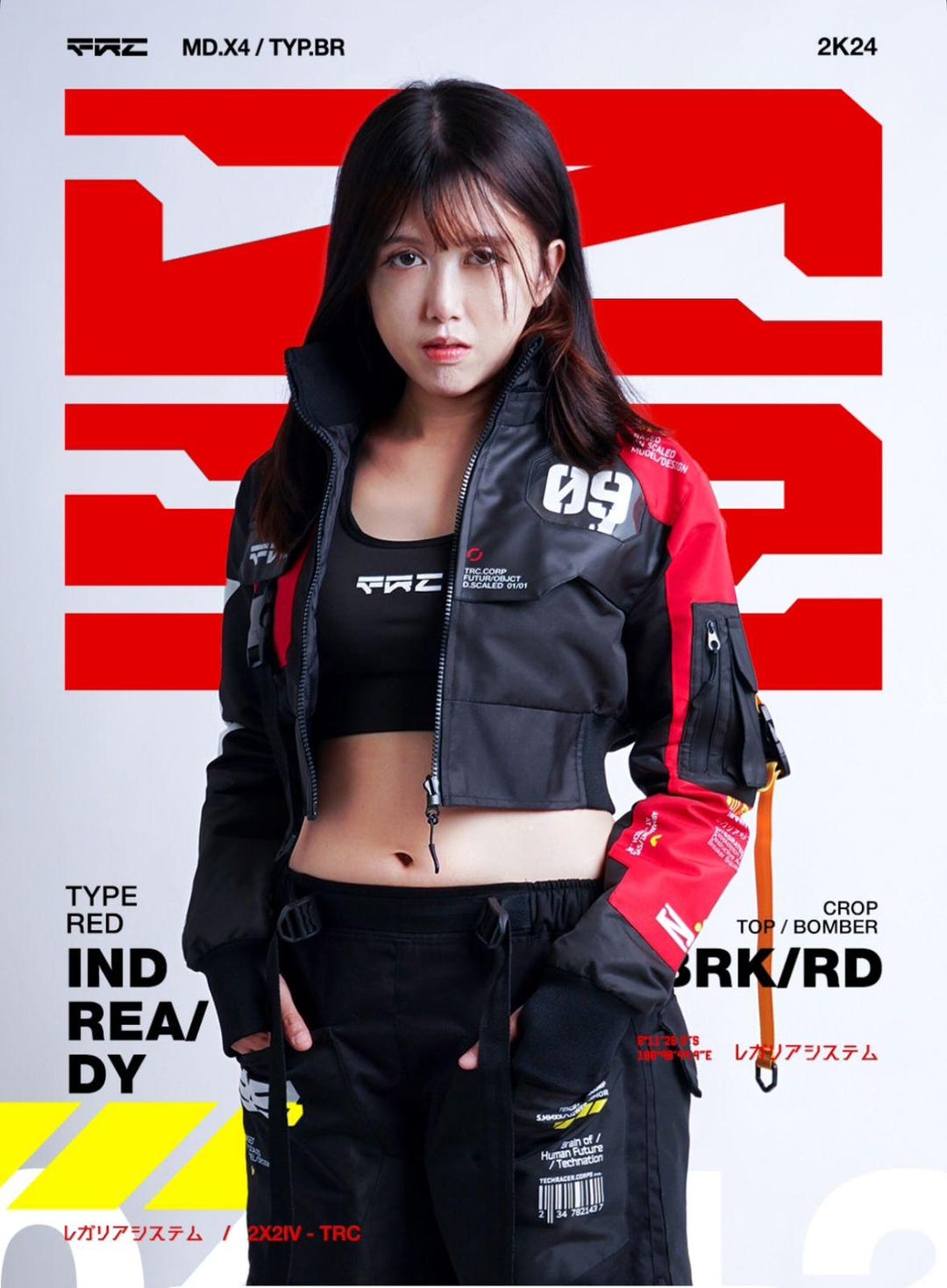 Techwear Croptop Jacket, Cybernetic Series Jacket - Cyberpunk Jacket ...