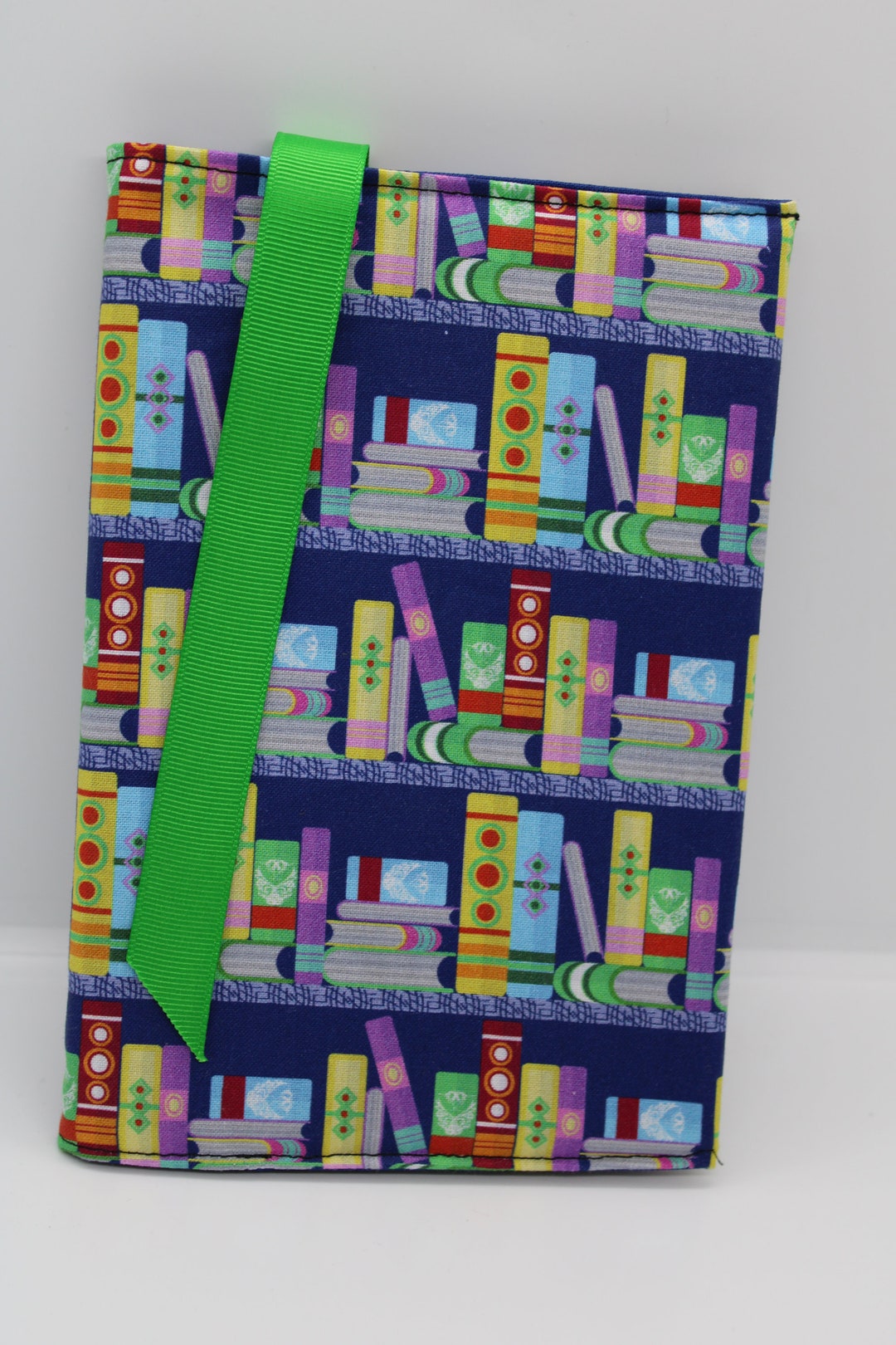 Handcrafted books on a Shelf Journal - Etsy