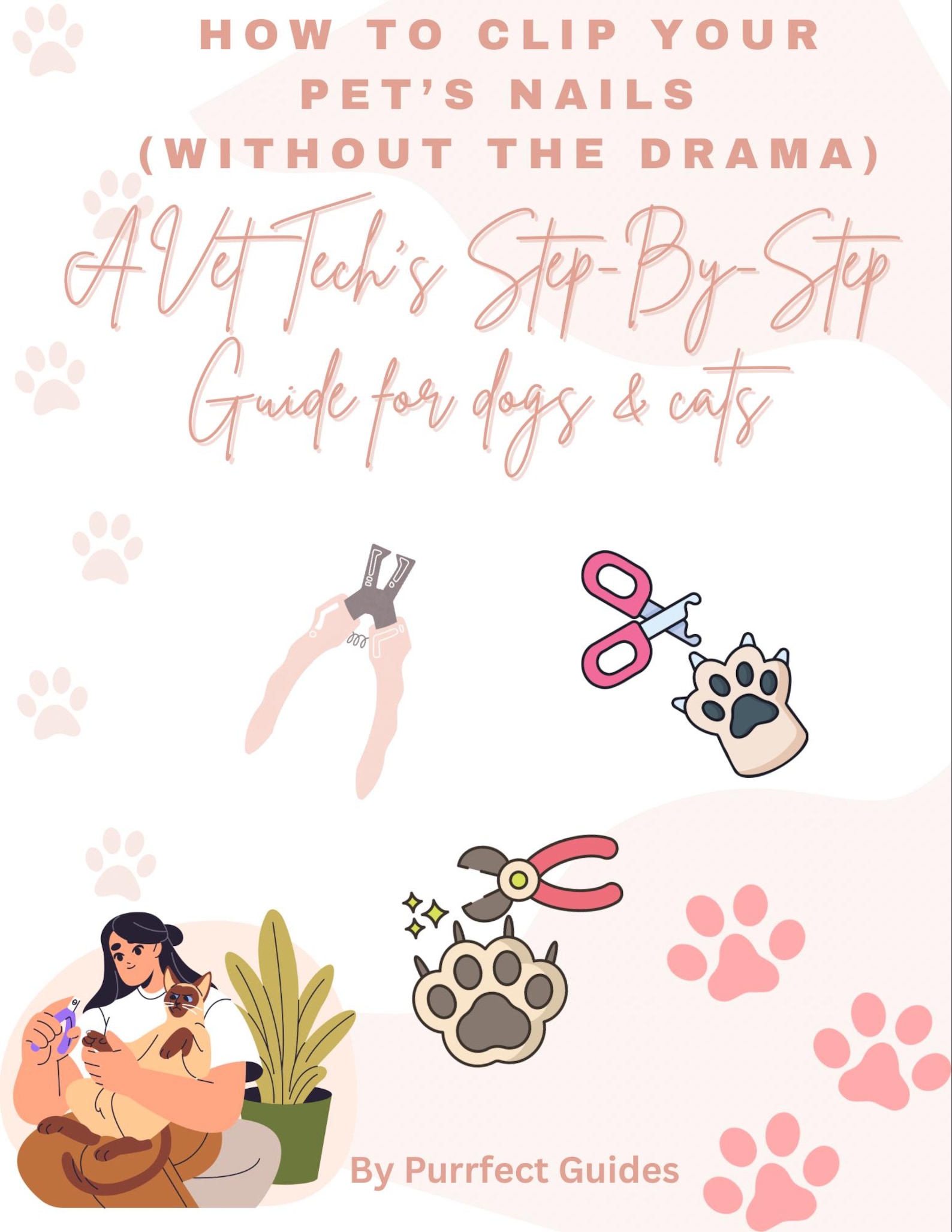 Pet Nail Clipping Guide: Vet Tech Step-by-step (digital Download) - Etsy