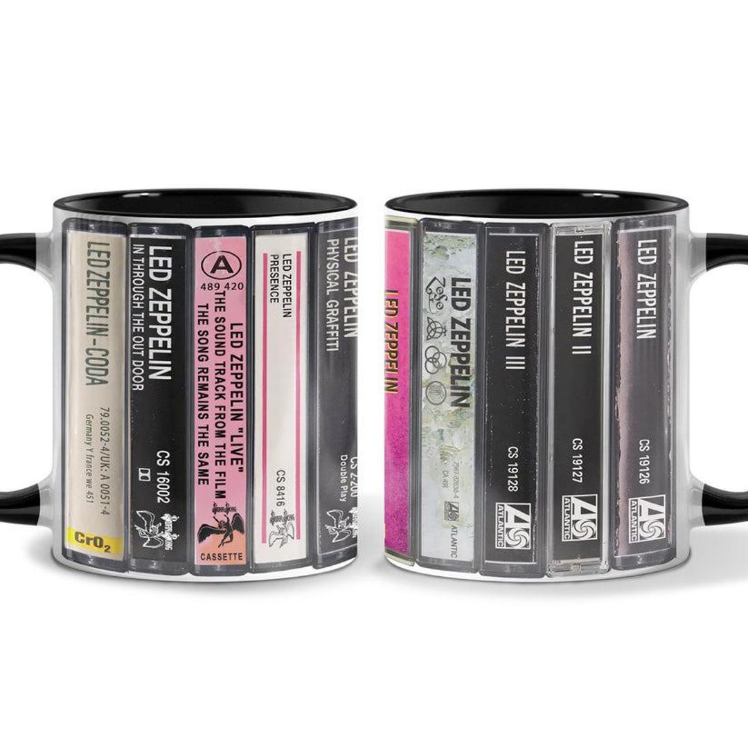 Led Zeppelin Albums Cassette Collection Retro Accent Mug - Etsy