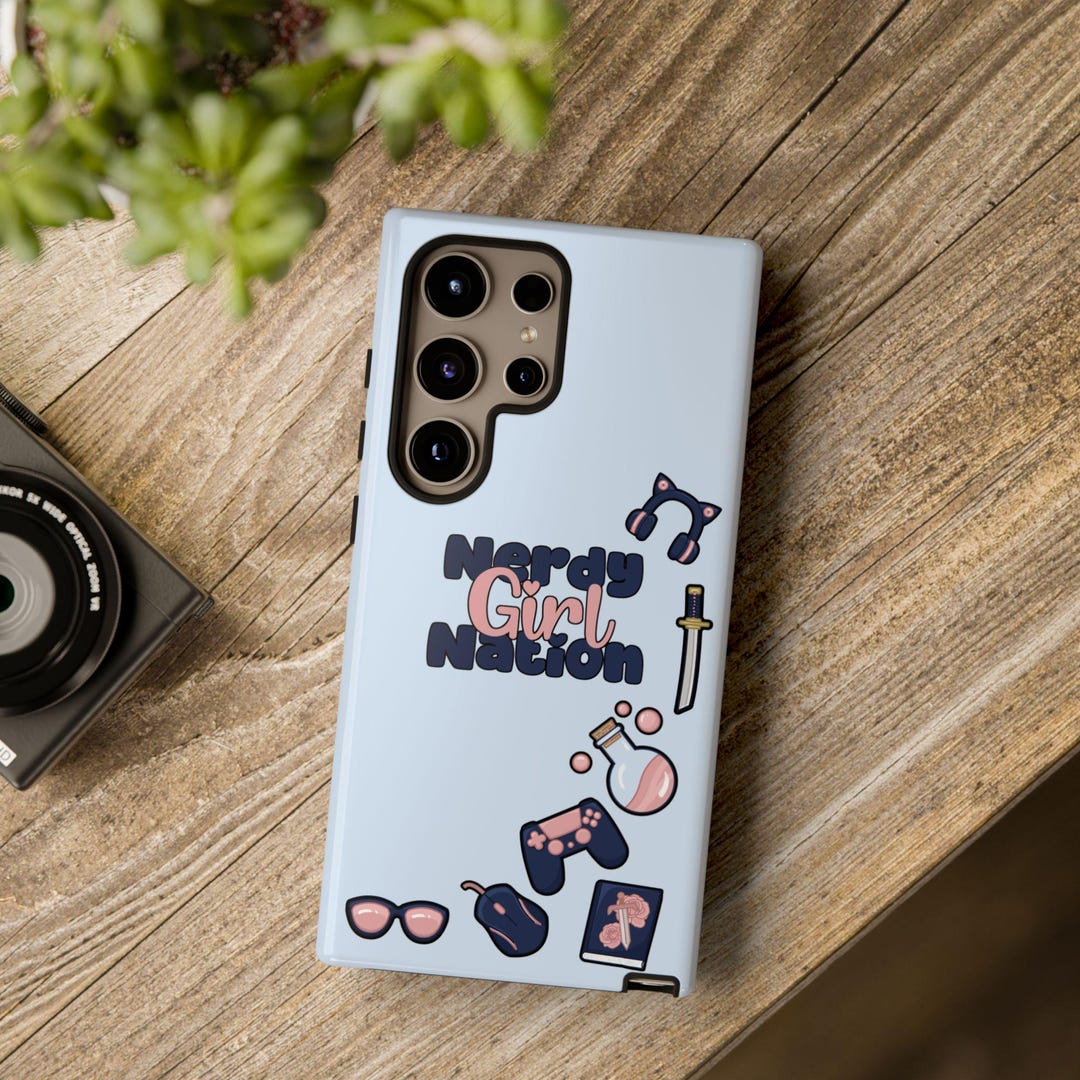 Nerdy Girl Nation Tough Cases (NAVY & PINK, LIGHT) - Etsy