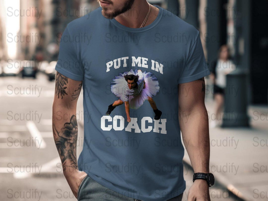 Put Me in Coach Meme Graphic T-shirt (digital Download) - Etsy