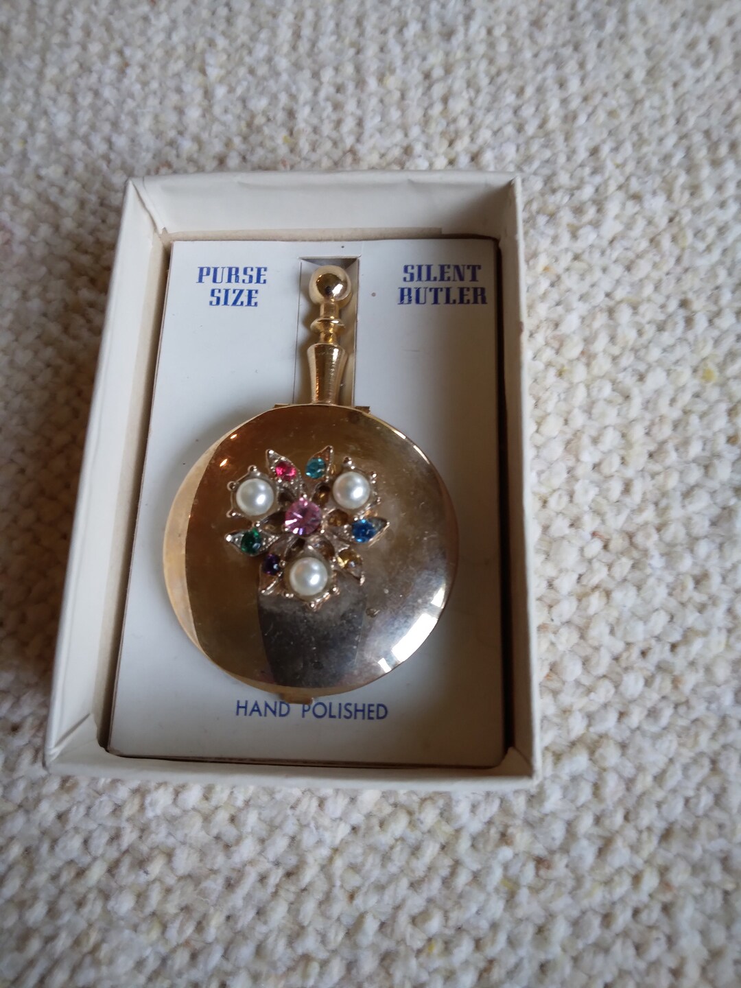 Purse Size Silent Butler Ashtray Hand Polished Collectible Fashion - Etsy