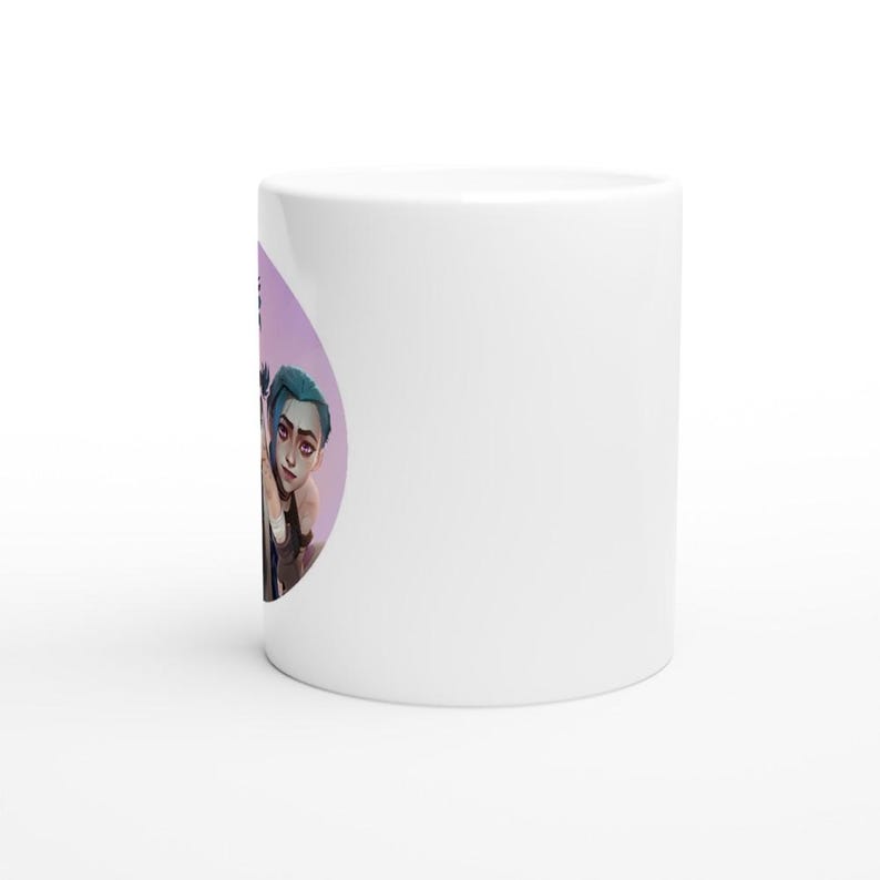 Isha and Jinx Mug, Arcane Merch, League of Legends Cup, Powder, Coffee ...