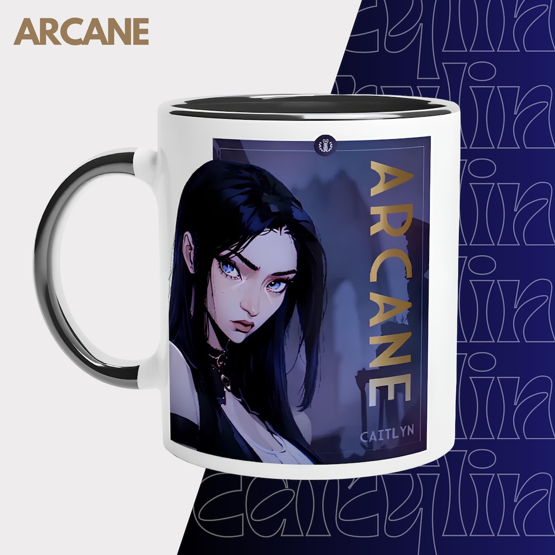 Arcane Caitlyn Mug, League of Legends Coffee Cup, 11oz Ceramic Mug ...