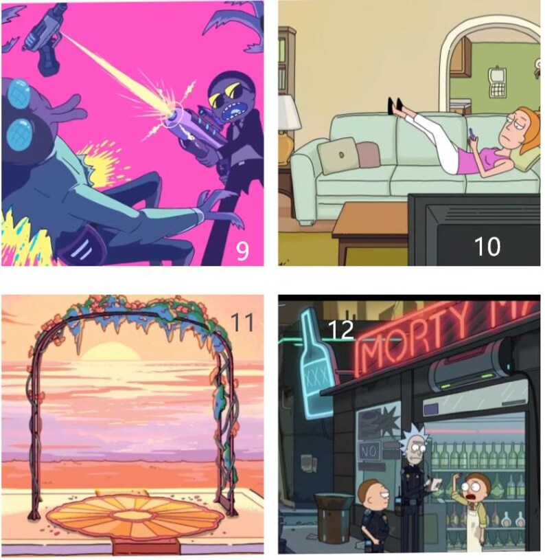 Rick and Morty Cartoon Portrait Art Custom Artwork Couple Portrait Gift ...