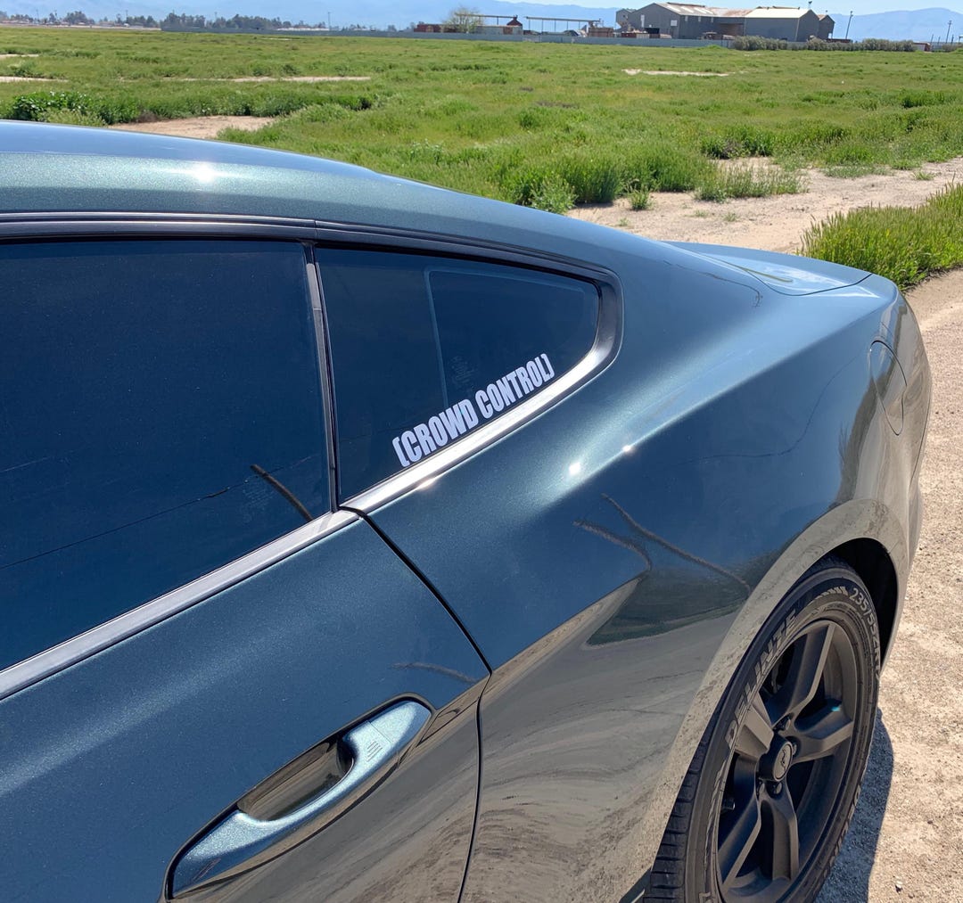 Crowd Control Decal - Etsy