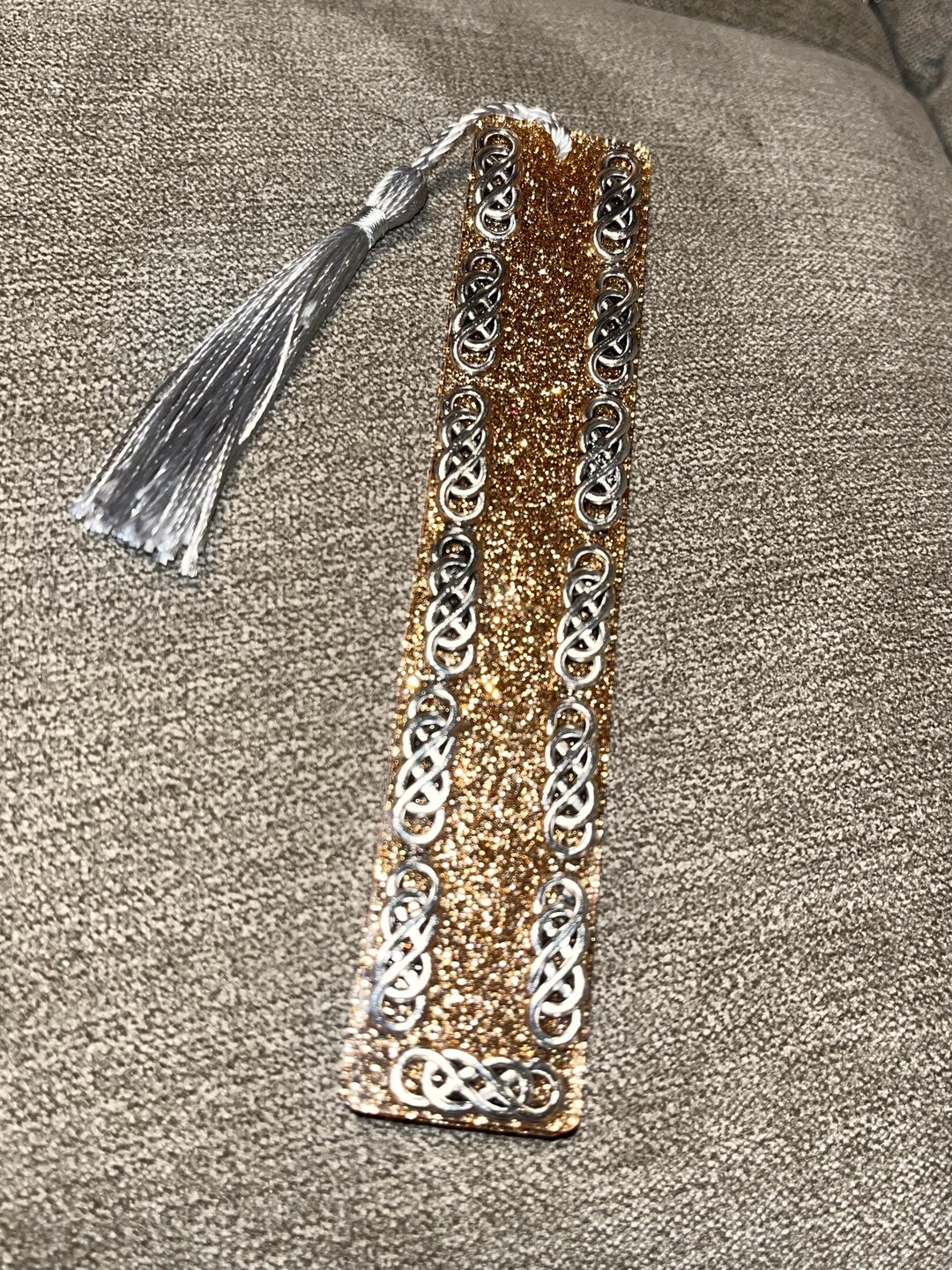 Celtic Double Infinity Symbol Glitter Resin Bookmark LIMITED EDITION - Etsy