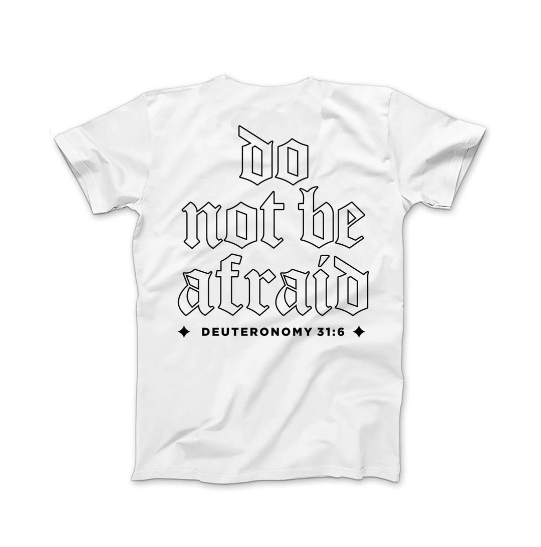 Do Not Be Afraid Christ is King white - Etsy