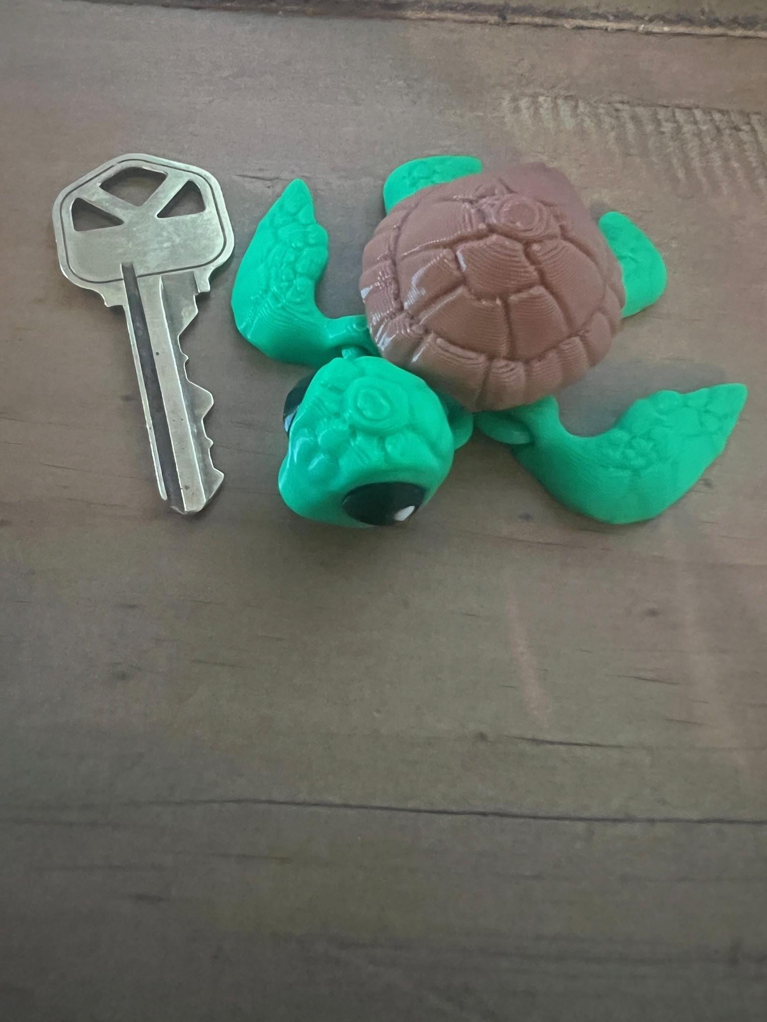 Articulated Sea Turtle Fidget Toy: PLA Ocean Animal Gift - Etsy