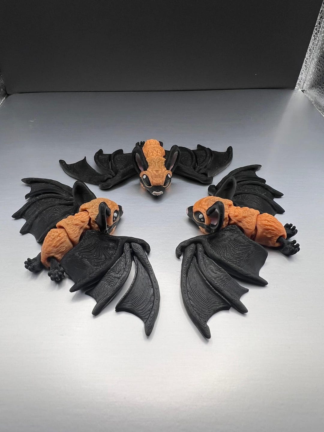 Articulated Fancy Bat – Mini PLA Figurine – Spooky Cute Vibes - Etsy