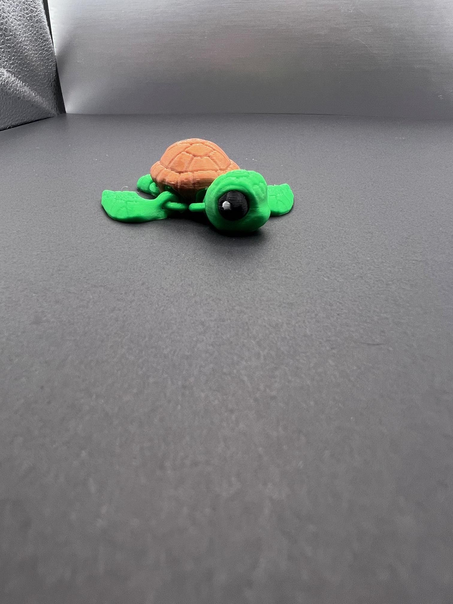 Articulated Sea Turtle Fidget Toy: PLA Ocean Animal Gift - Etsy
