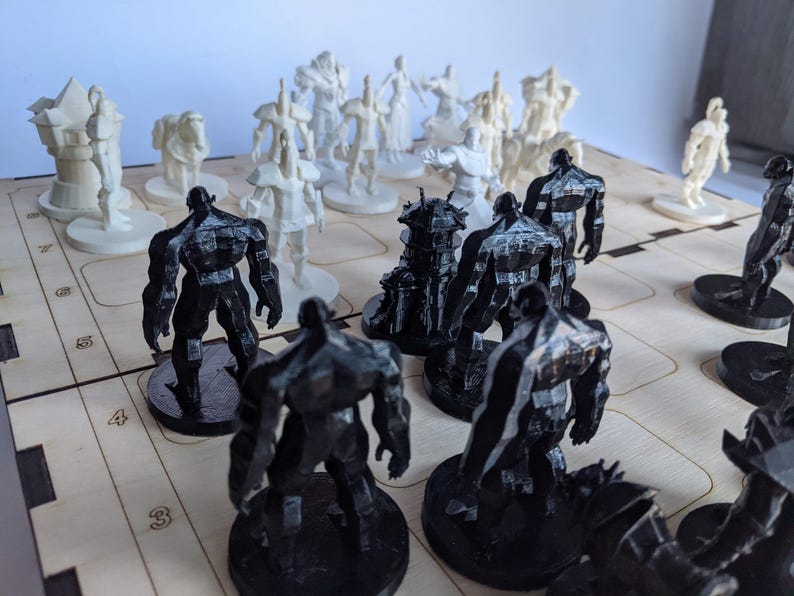 World of Warcraft Inspired Chess Set – FREE PERSONALIZATION & Eco ...