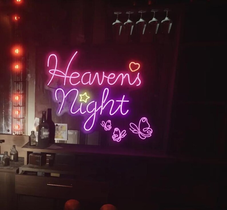 Silent Hill 2 Cross Stitch Pattern: Heaven's Night Neon Sign (PDF ...