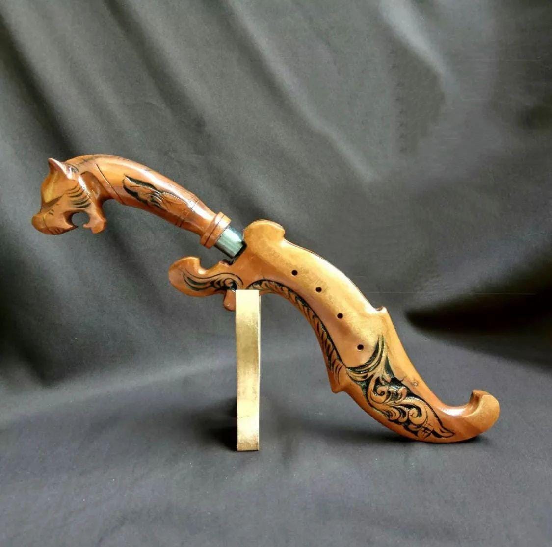 Kujang Tiger Motif, Kujang Sunda Siliwangi, Etnich Handmade, Indonesia ...
