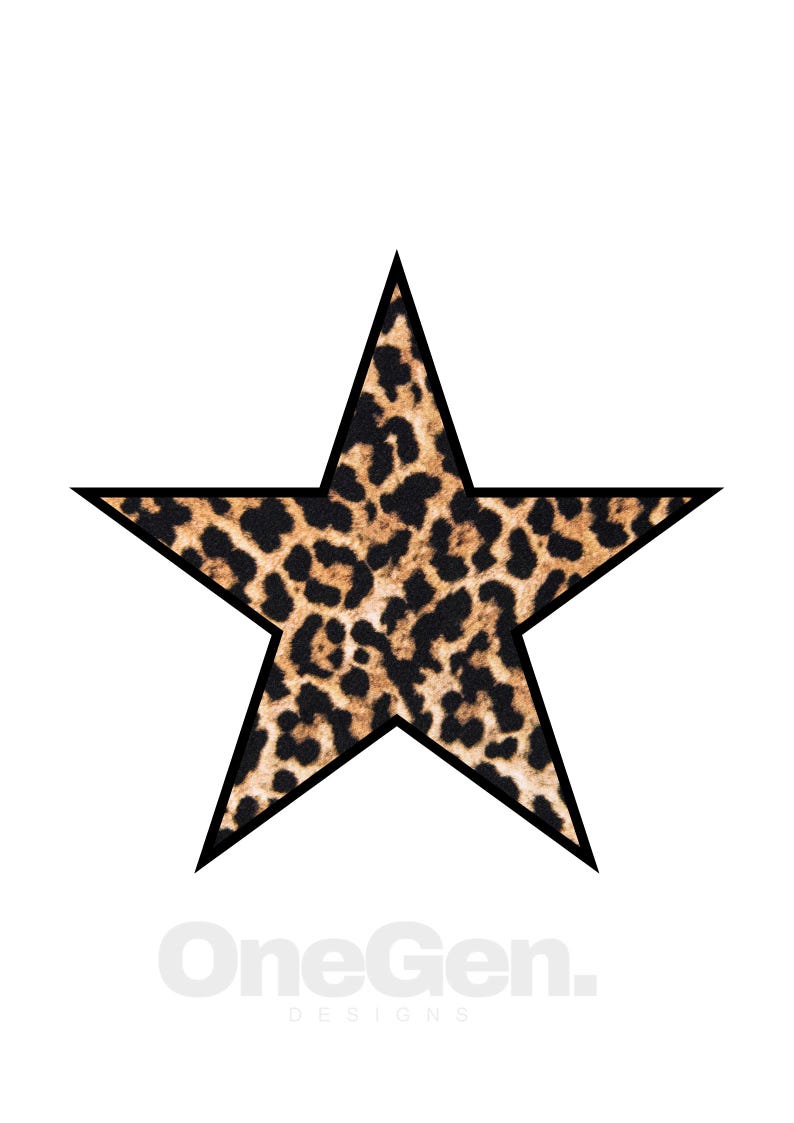 Leopard Print Y2K Digital Poster - Etsy