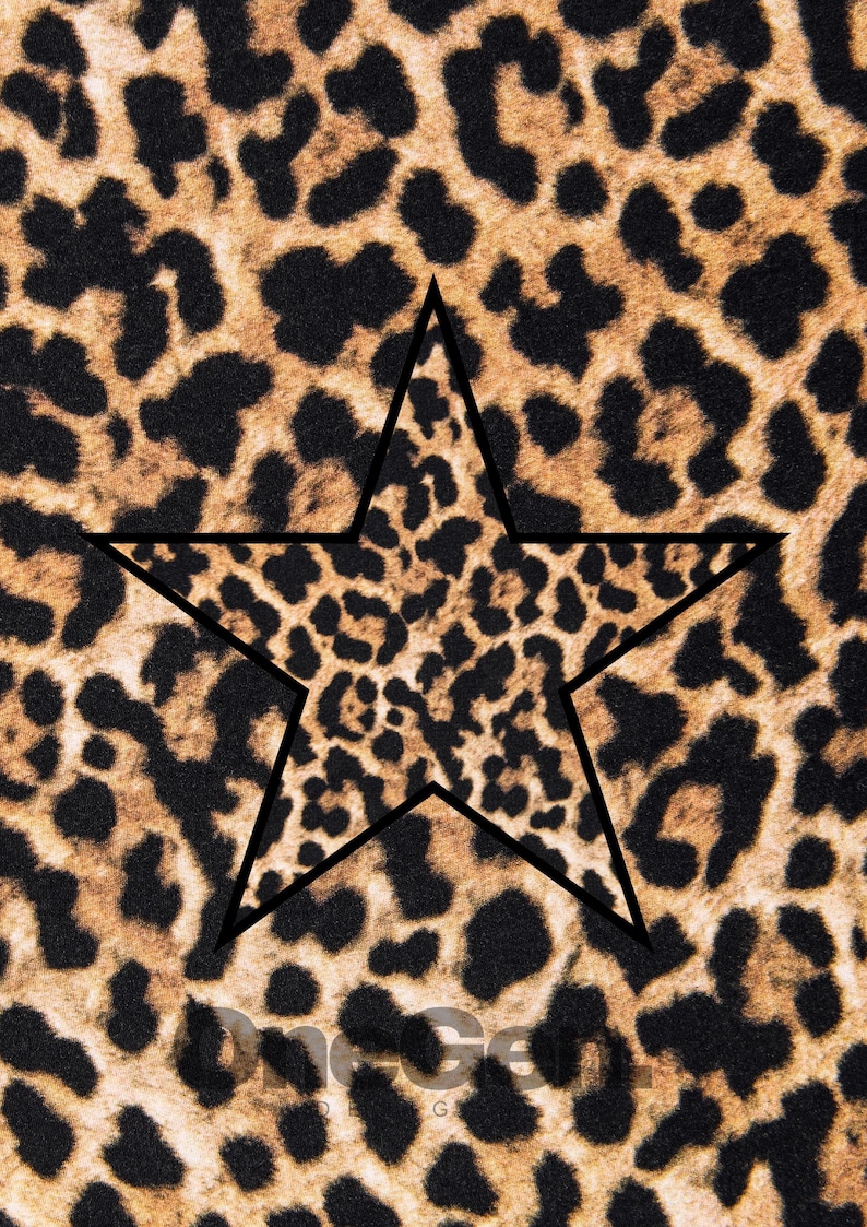 Leopard Print Y2K Digital Poster - Etsy