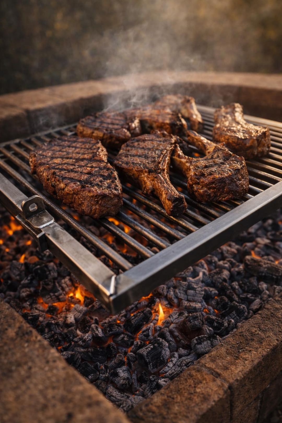 Argentine Style Grill Grate | Heavy Duty Steel BBQ Grill | Professional ...