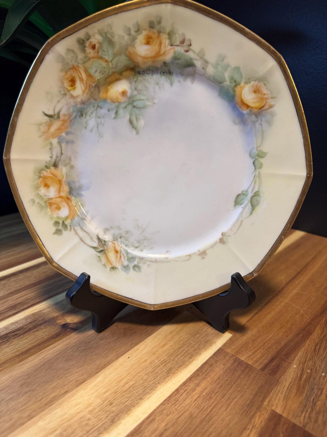 Antique Weimar Germany Porcelain Plate Handpainted Rare - Etsy