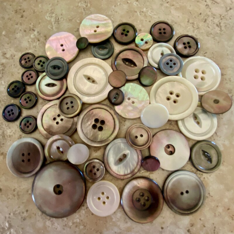 Antique Buttons Shell - Etsy