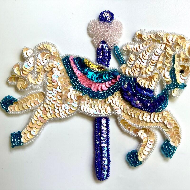Carousel Horse Applique - Etsy