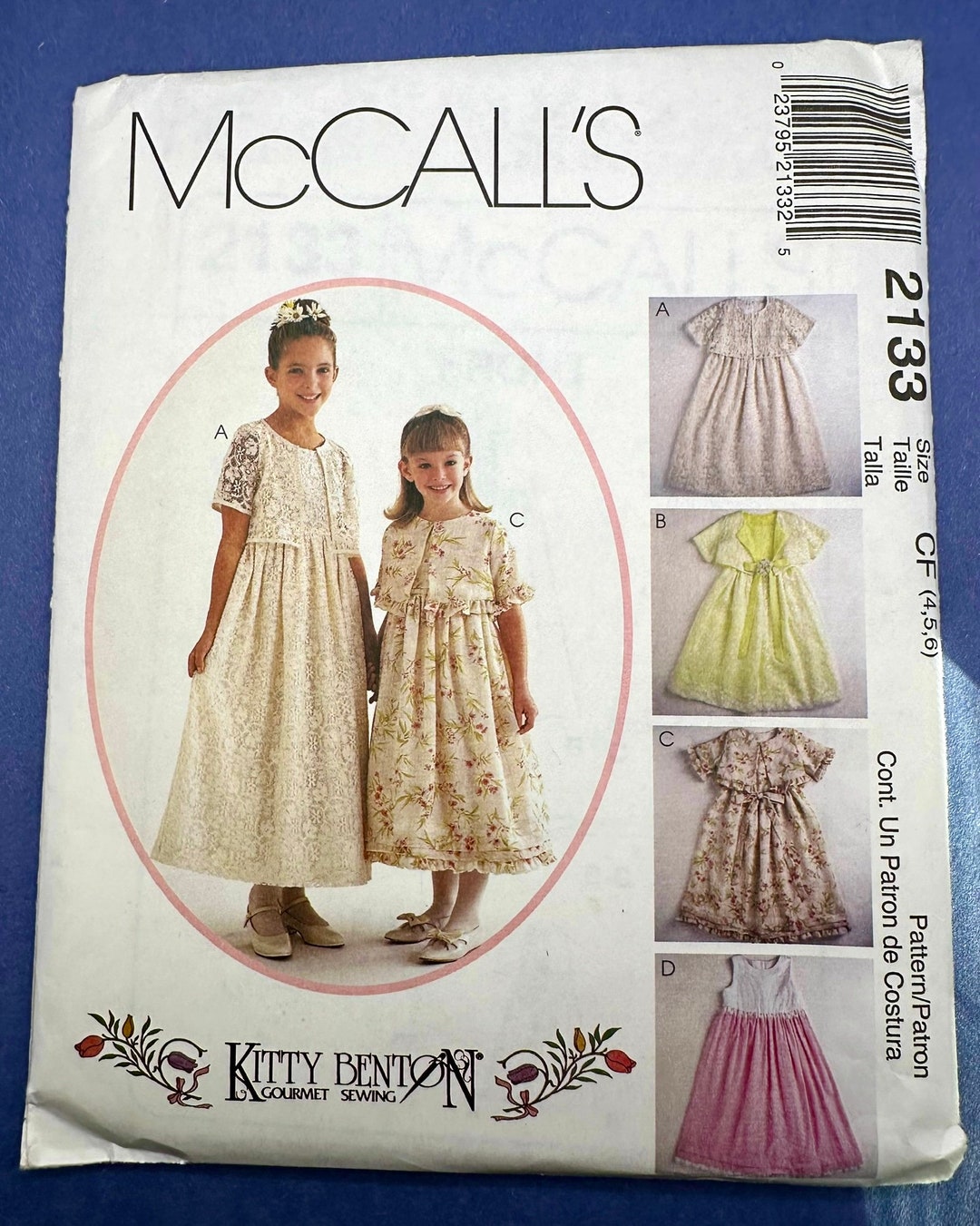 Mccall's 2133 Kitty Benton Girls Dress and Jacket Pattern Uncut - Etsy