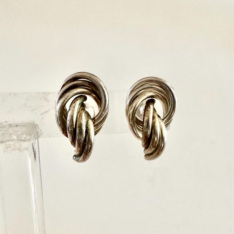 Knot Earrings - Etsy