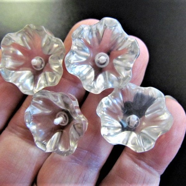 Clear Lucite Buttons - Etsy