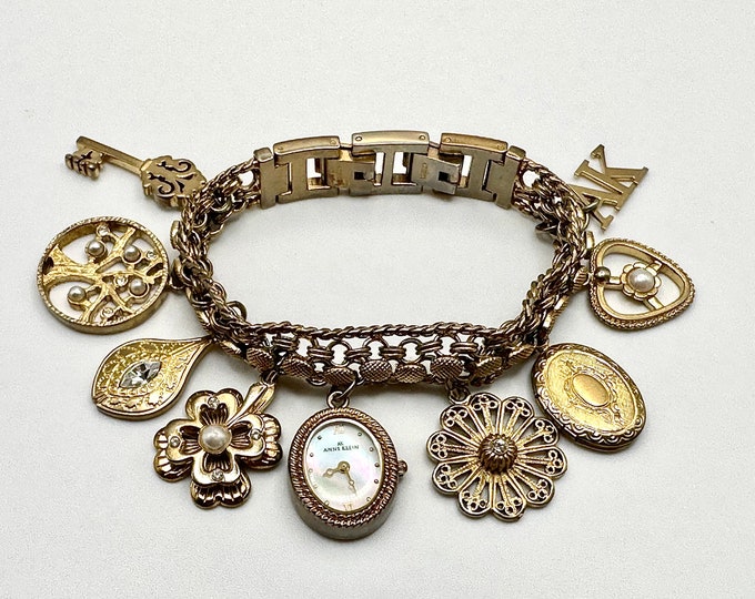 Anne Klein Watch Charm Bracelet - Etsy
