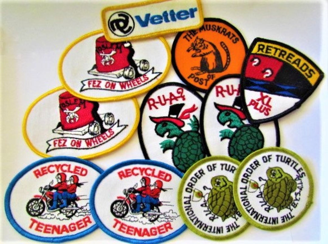 Vintage Embroidered Patches from Different Organizations 80s 90s - Etsy.de