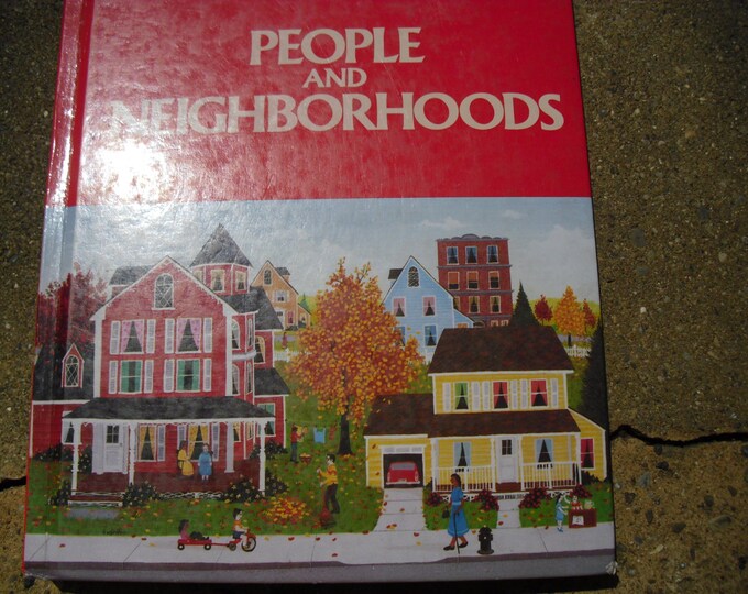 People and Neighborhoods Social Studies Text Book - Etsy