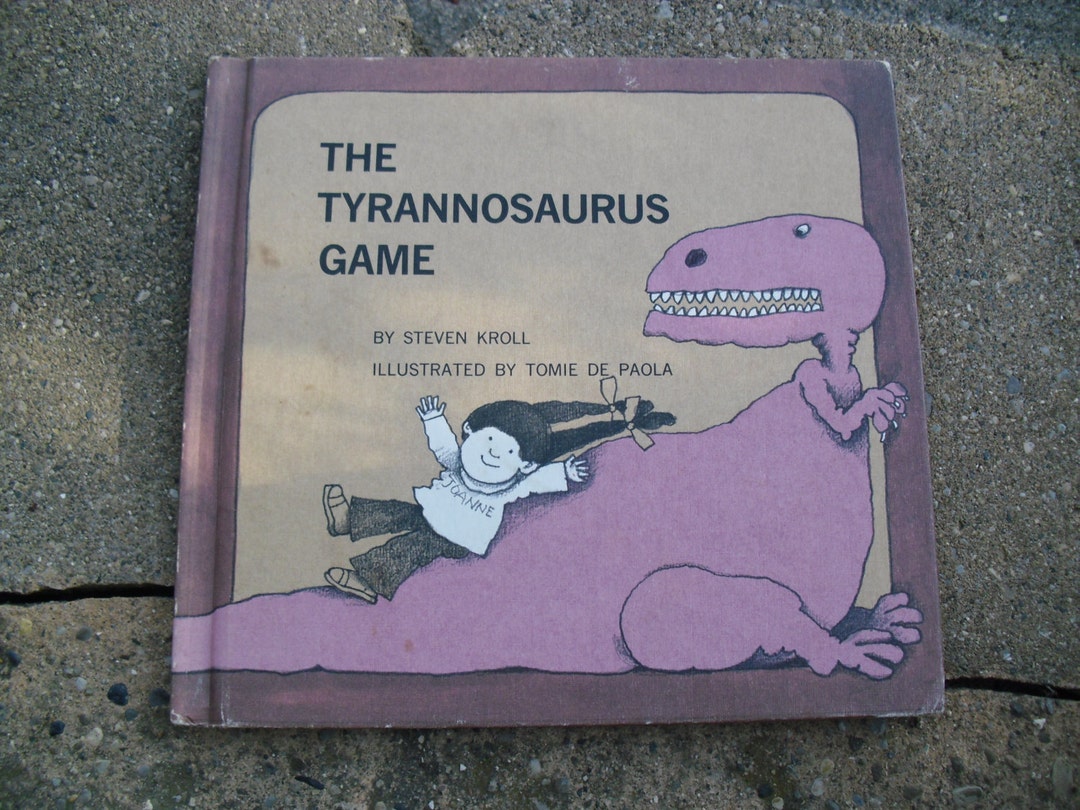 The Tyrannosaurus Game by Steven Kroll Illustrated by Tomie De Paola - Etsy