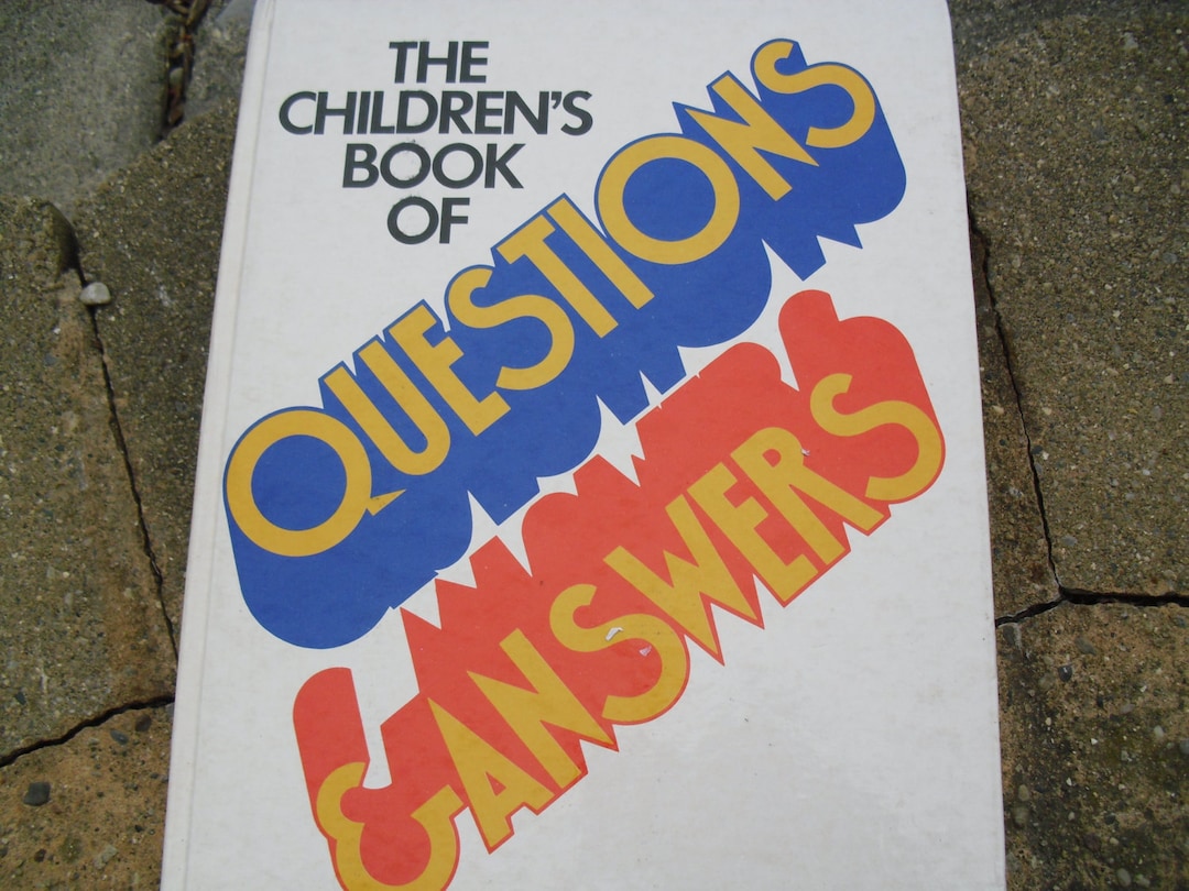 The Children's Book of Questions and Answers - Etsy