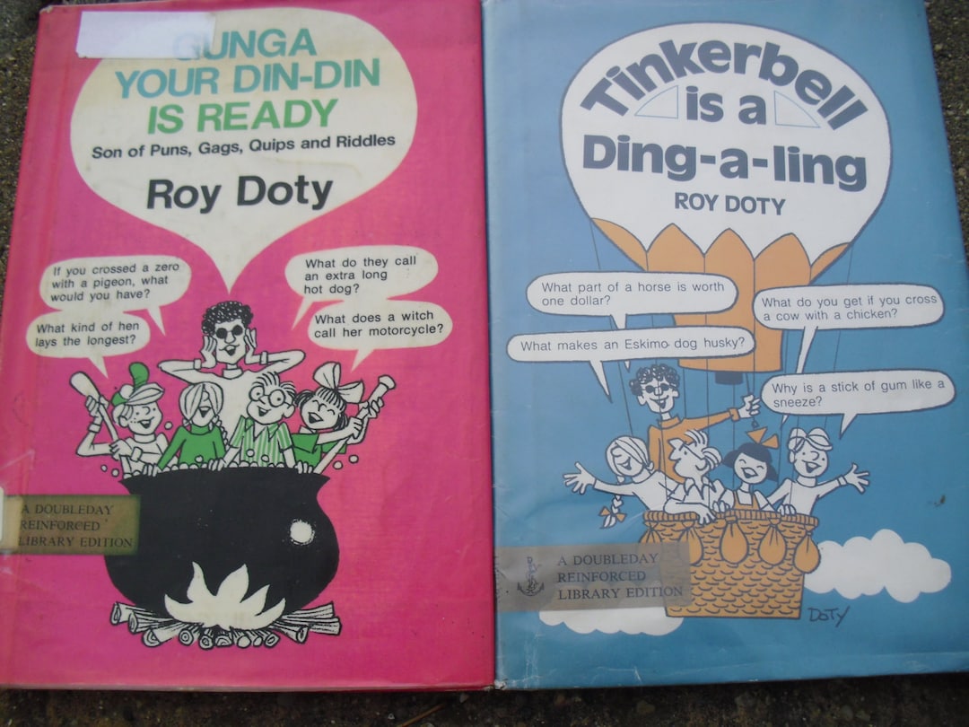 Vintage Roy Doty Books Gunga Your Din-din is Ready and Tinkerbell is a ...