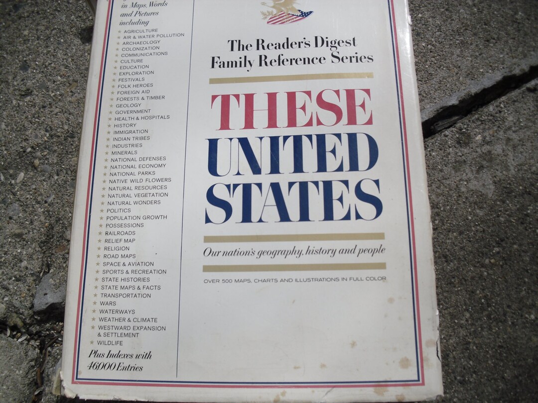 These United States the Reader's Digest Family Reference Series - Etsy
