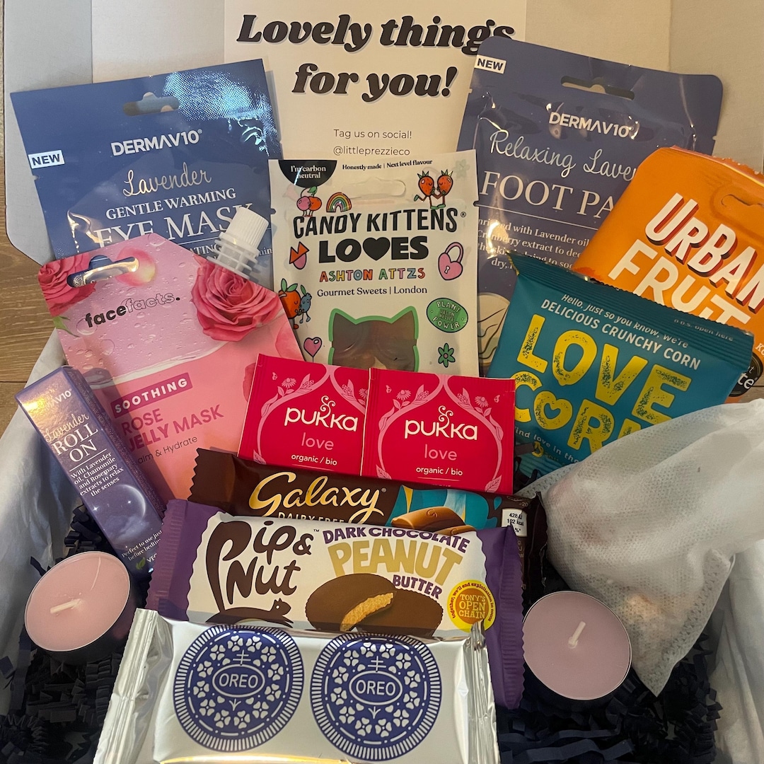 Vegan Hug in A Box, Womens Vegan Gift Box, Men’s Vegan Gift Box, Vegan ...