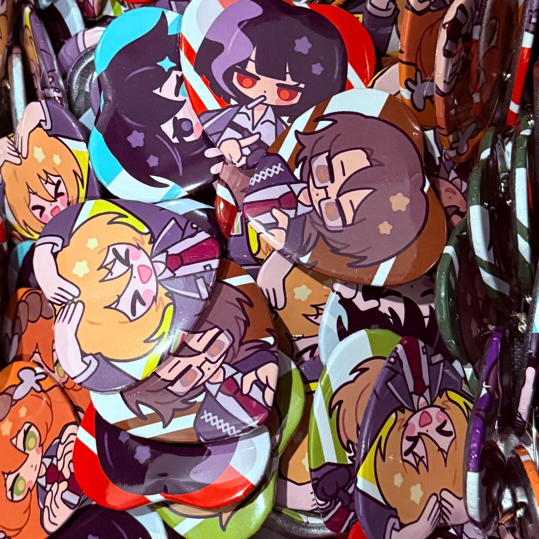 LIMITED | Limbus Company Valentine's Heart Pins - Etsy