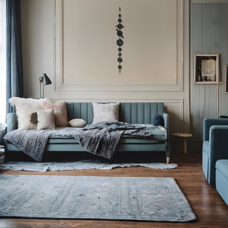 Solar System Metal Wall Art, Hanging Planets Wall Decor, Cosmic Themed ...