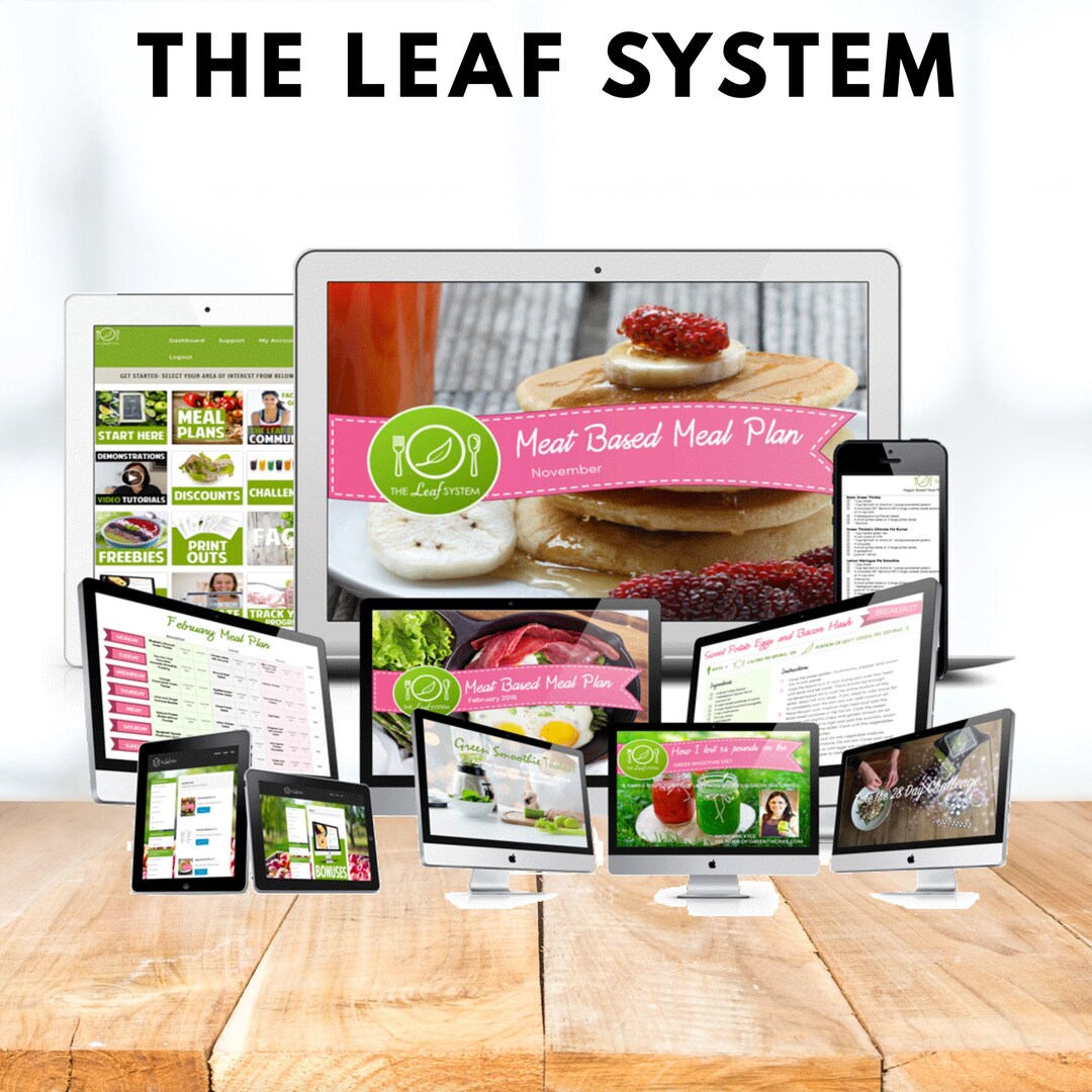 The Leaf System: 1 Year of Meal Plans and Shopping Lists. (24 in Total ...