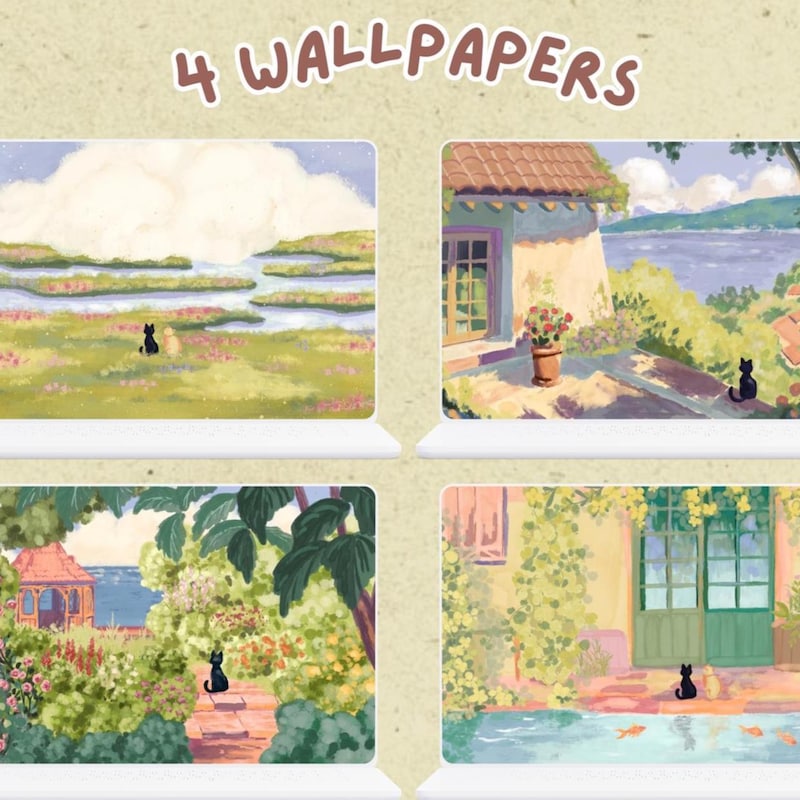 Ghibli Inspired Wallpaper - Etsy