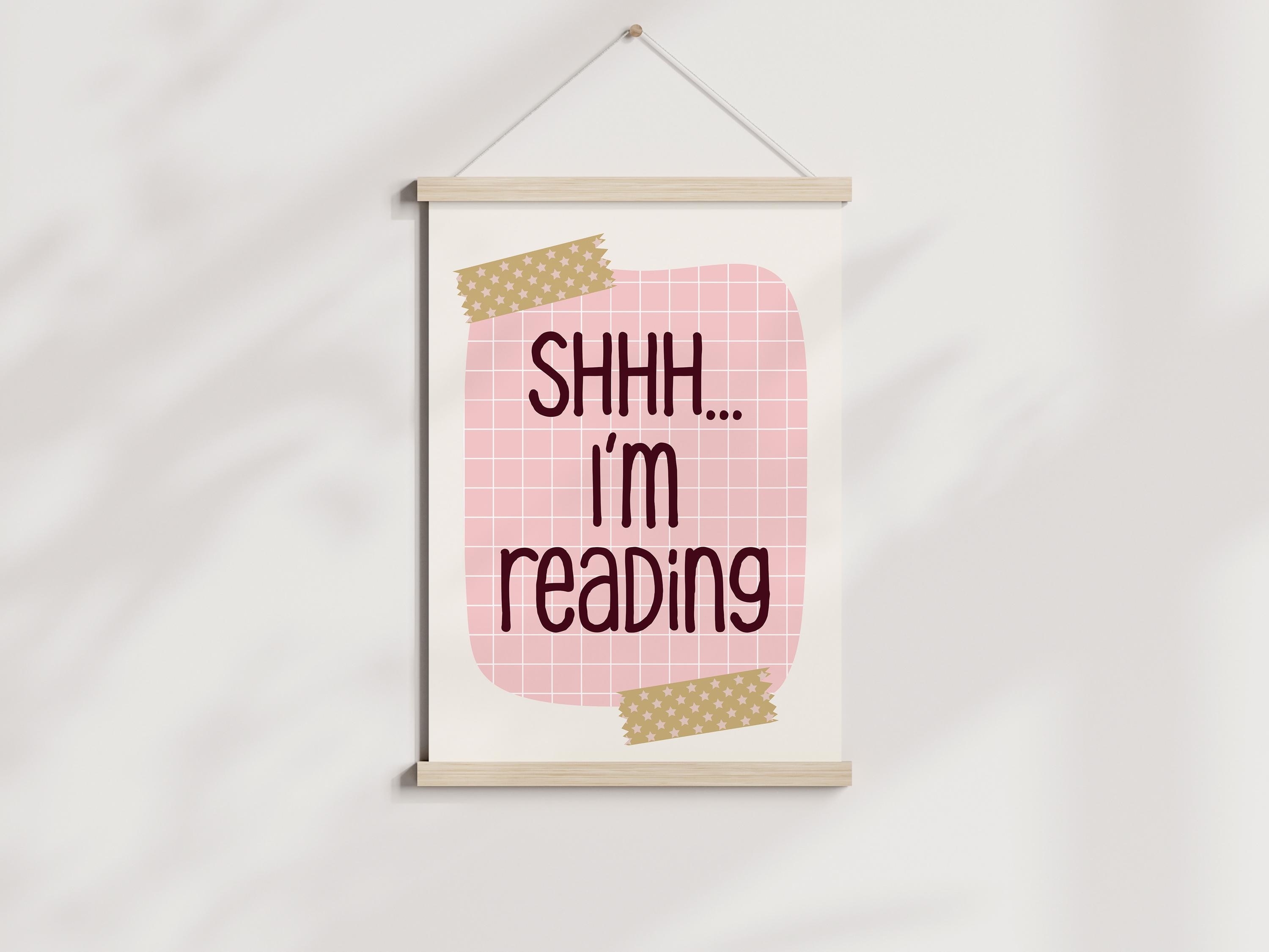 I'm Reading PRINTABLE Poster Digital Download Kid's Room Wall Art ...