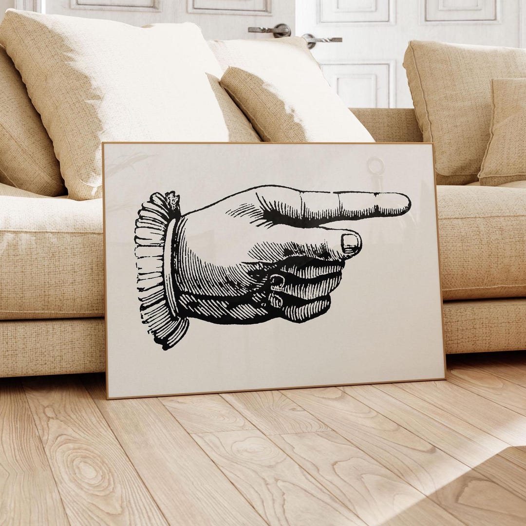 VINTAGE MANICULE PRINTABLE Poster | Digital Download | Minimalist Print ...